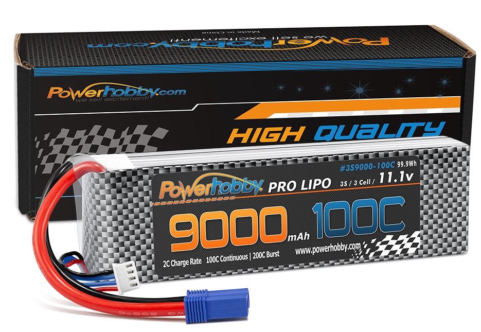 Powerhobby 3S 11.1V 9000mah 100C-200 Lipo Battery w EC5 | PowerHobby