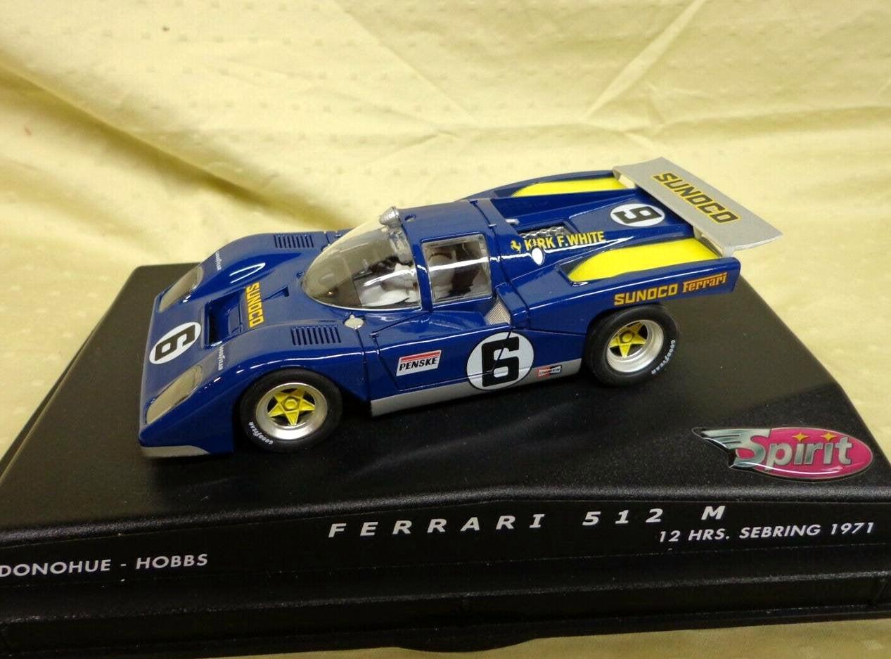 SPIRIT Ferrari 512M #6 SUNOCO Sebring 1971 1/32 Slot Car 0100202 for ...