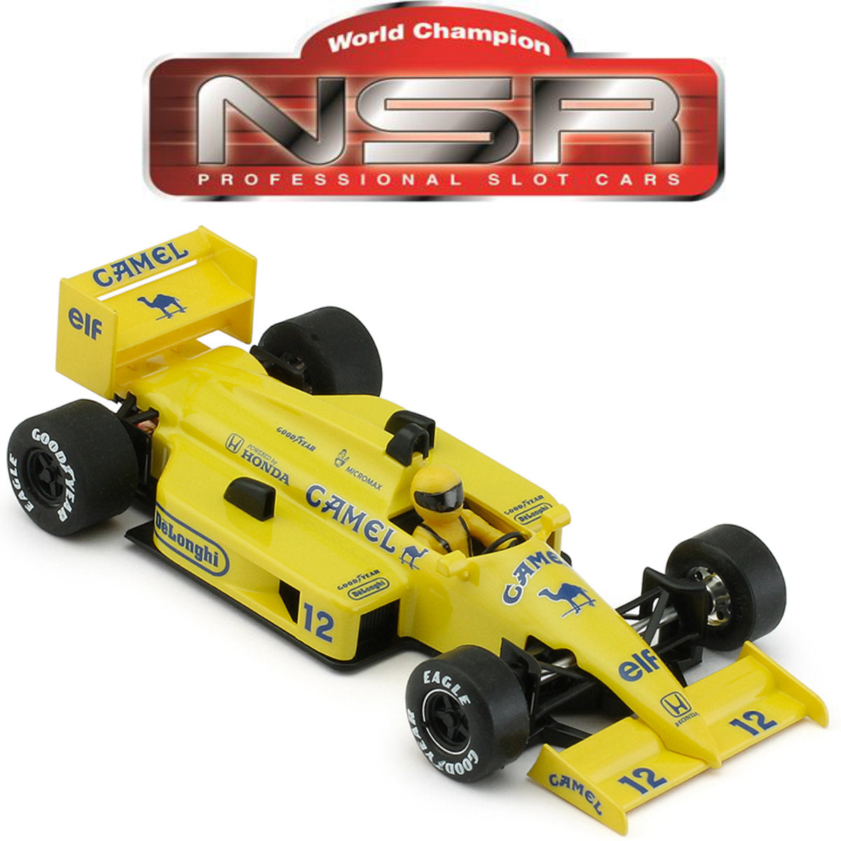 NSR Formula 86/89 Lotus #12 Camel Ayrton Senna 1/32 Slot Car 0201 ...