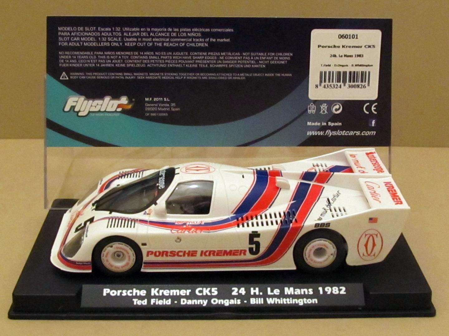 Fly 060101 Porsche Kremer CK5 No5 24 Hour Le Mans 1982 1/32 Slot Car ...