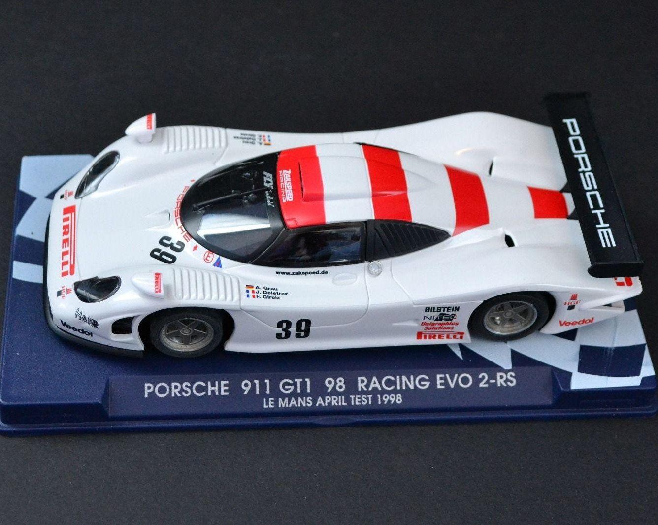 Fly Porsche 911 GT1 98 Evo 2RS Le Mans 1998 07010 Slot Car 1/32 Flyslot ...
