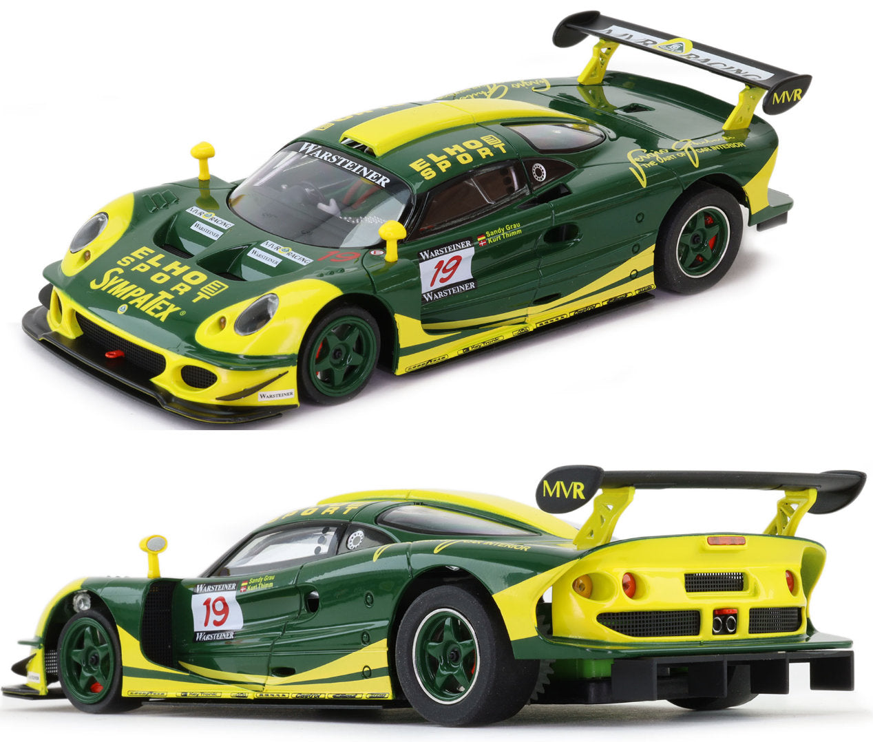 Avant Slot Lotus Elise GT1 MVR Racing FIA GT 1997 1/32 Slot Car 51602 ...