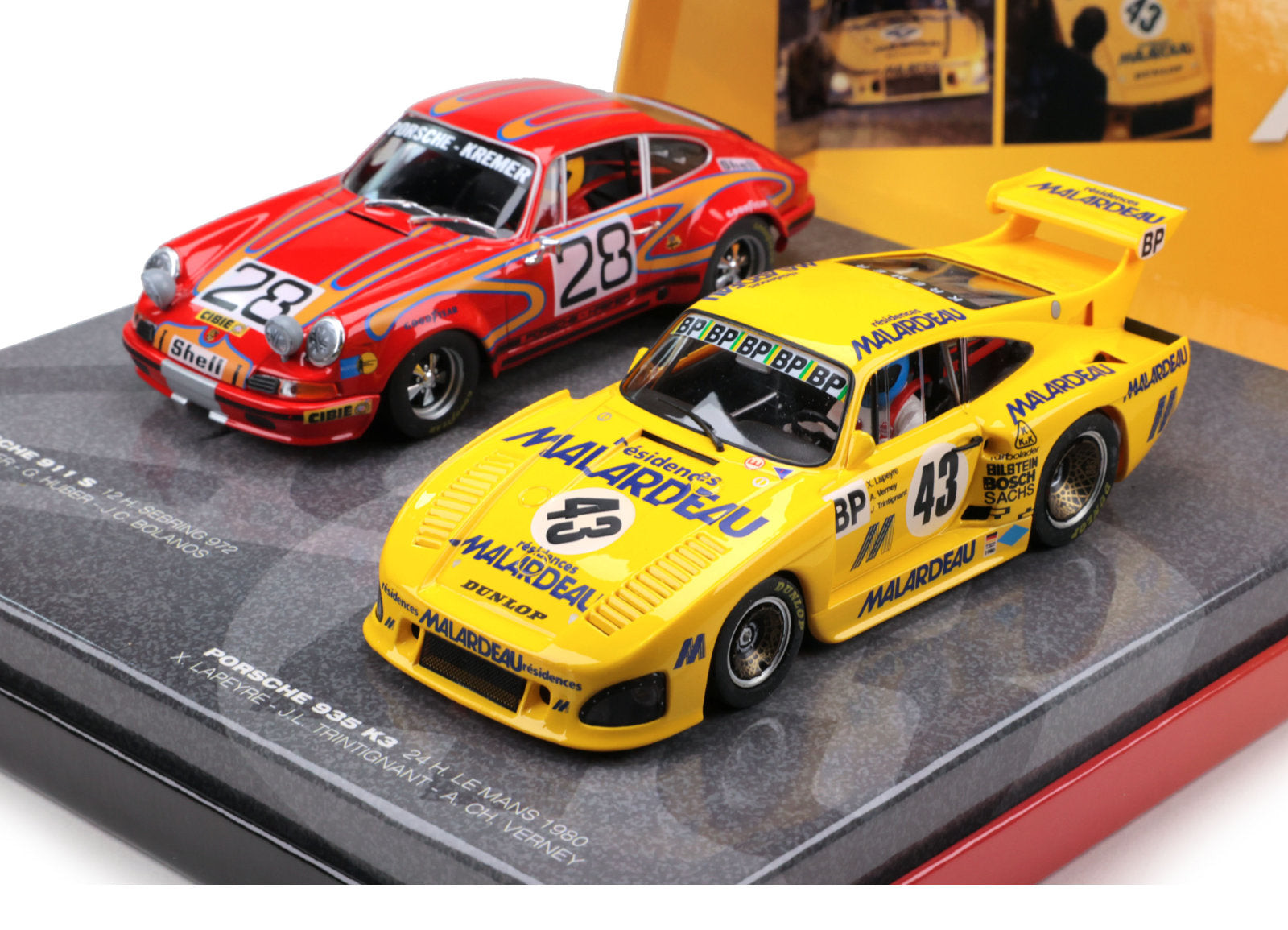 FLY 99065 Porsche 911 & 935 Kremer Racing Twin Set Le Mans 1/32 Slot C ...