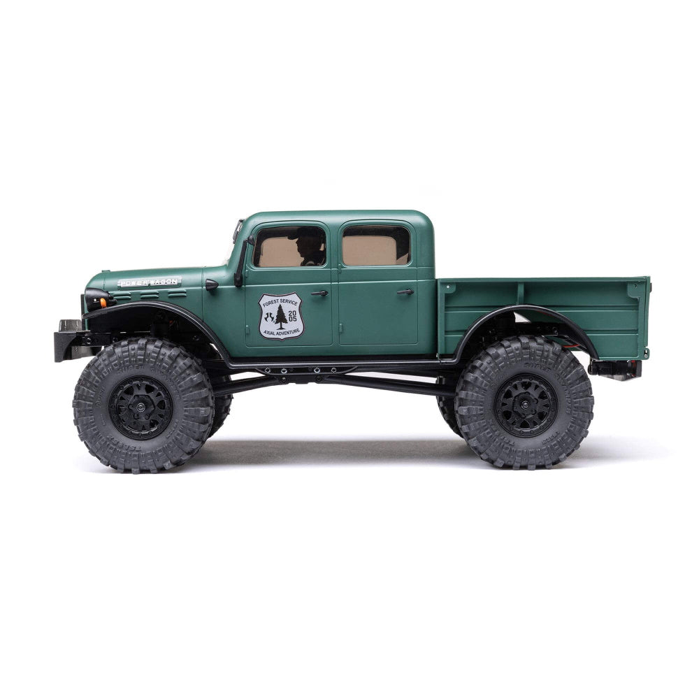 Axial SCX24 40's 4DR Dodge Power Wagon 1/24, 4 Wheel Drive-RTR - Green ...