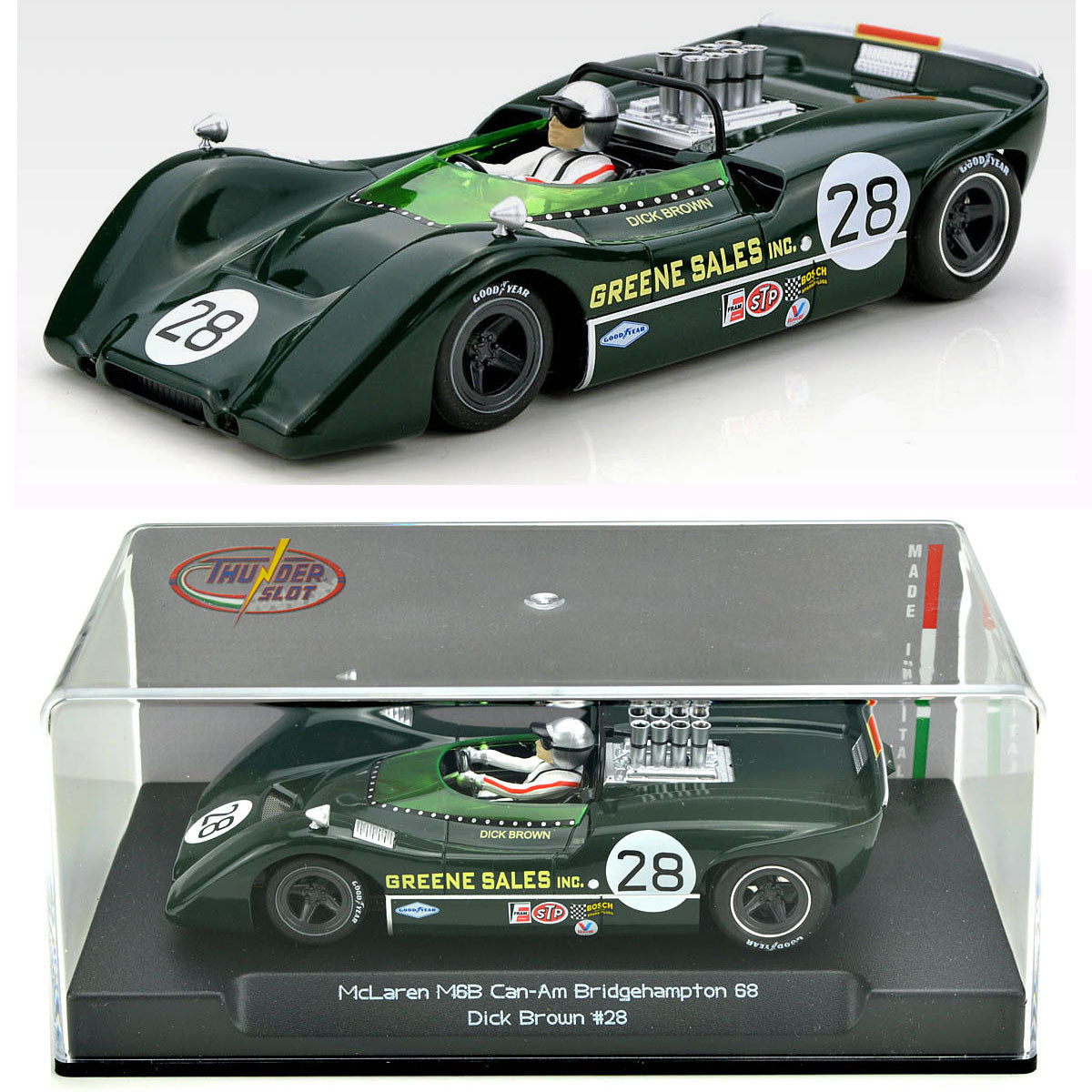 Thunderslot McLaren M6B Can-Am Bridgehampton 1968 Thunder 1/32 Slot Car | PowerHobby