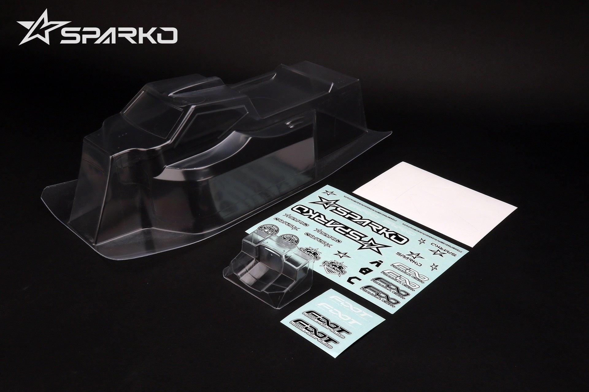 Sparko 1/8 EP Truggy Clear Body Shell | PowerHobby