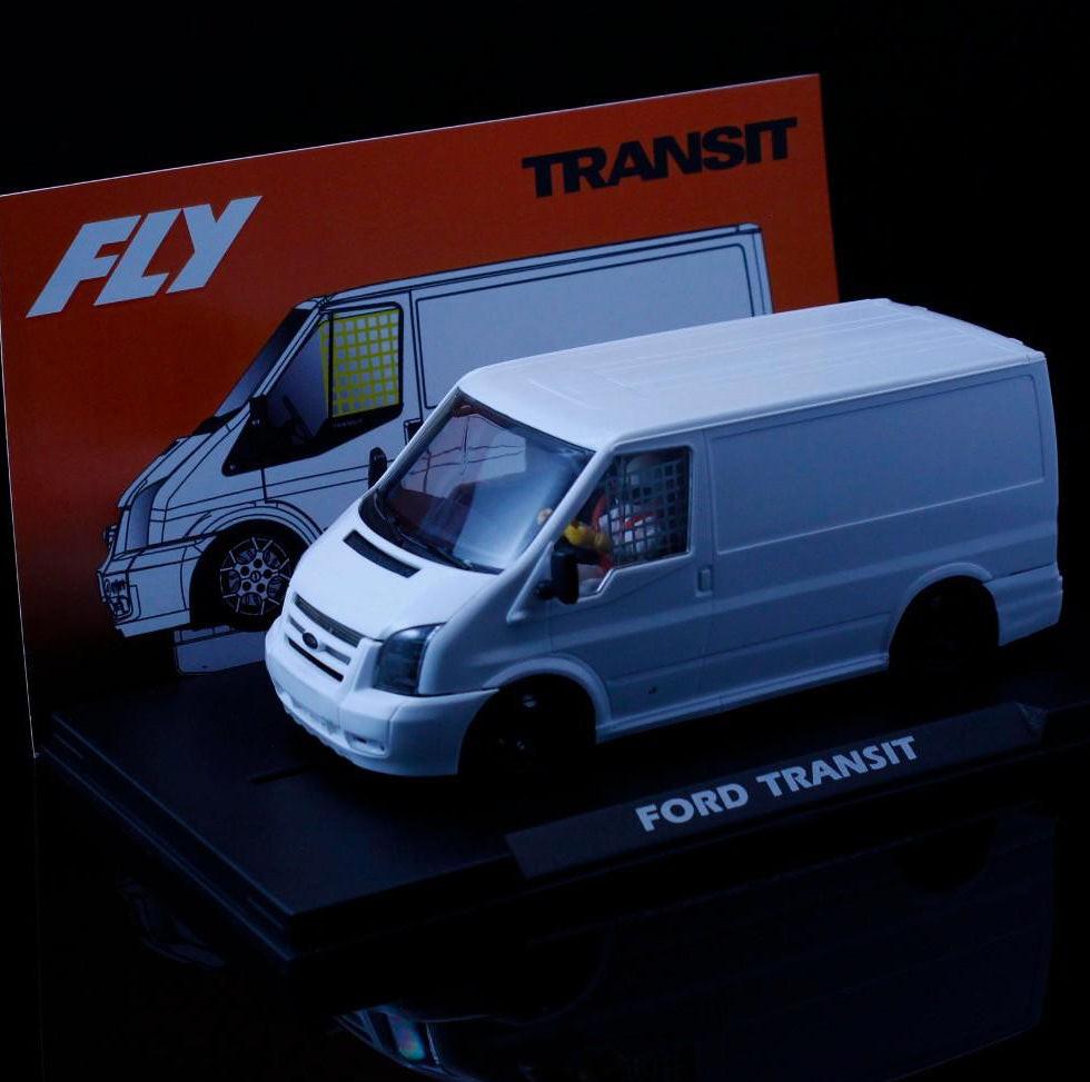 Fly Ford Transit Van White Kit 1/32 Slot Car VANKIT1 | PowerHobby
