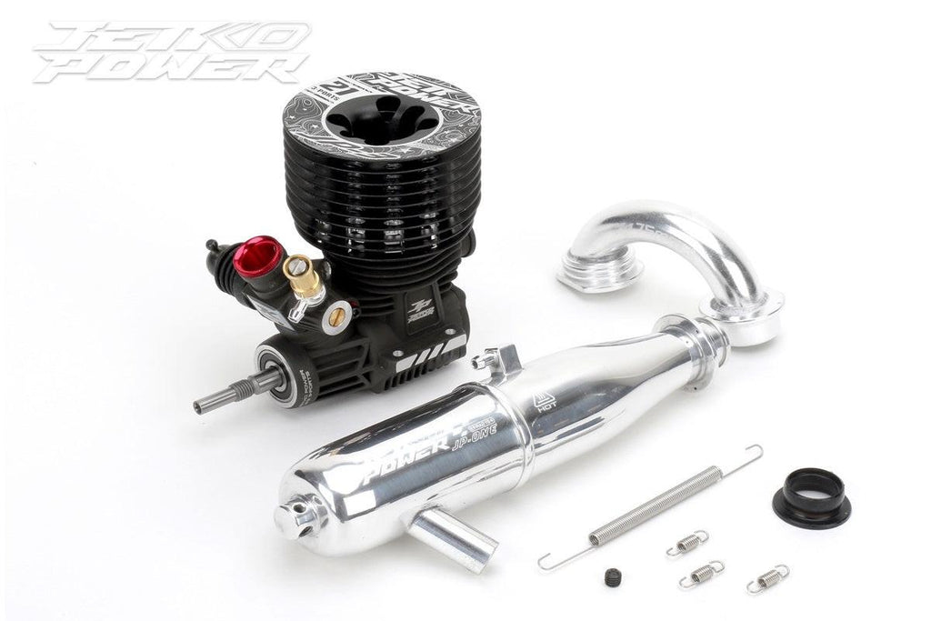 Jetko Power JP-3 .21 Offroad Nitro Engine w Pipe | PowerHobby