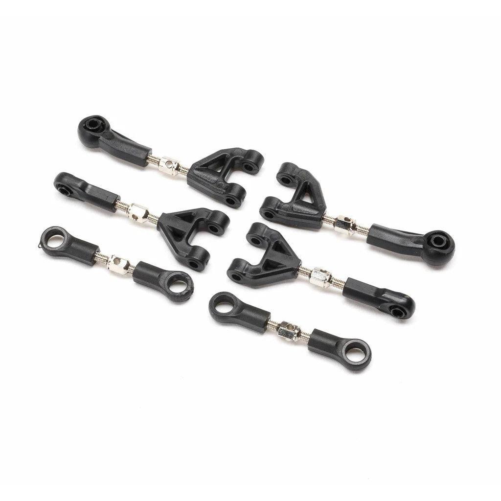Losi -1923 Adjustable Camber & Steering Link Set: NAS GROM | PowerHobby