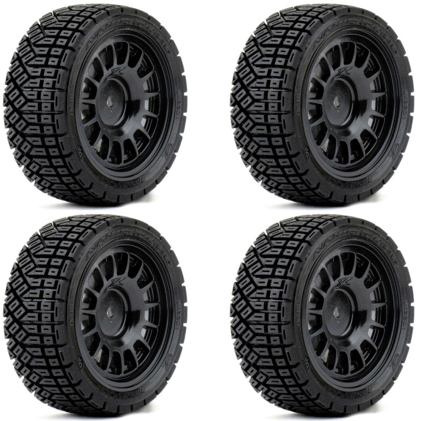 Powerhobby 1/10 Rally Car Avantgarde Mounted Tires Claw Wheels (4) 12mm ...