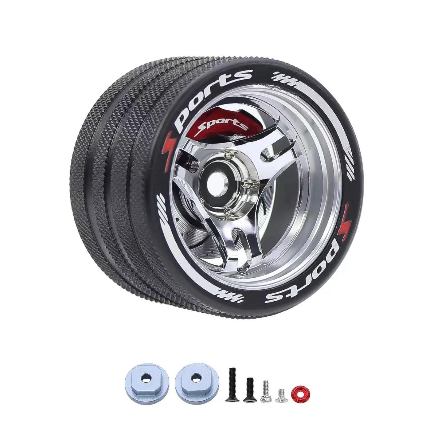 Powerhobby Aluminum Steering Wheel Silver Airtronics M12 | PowerHobby