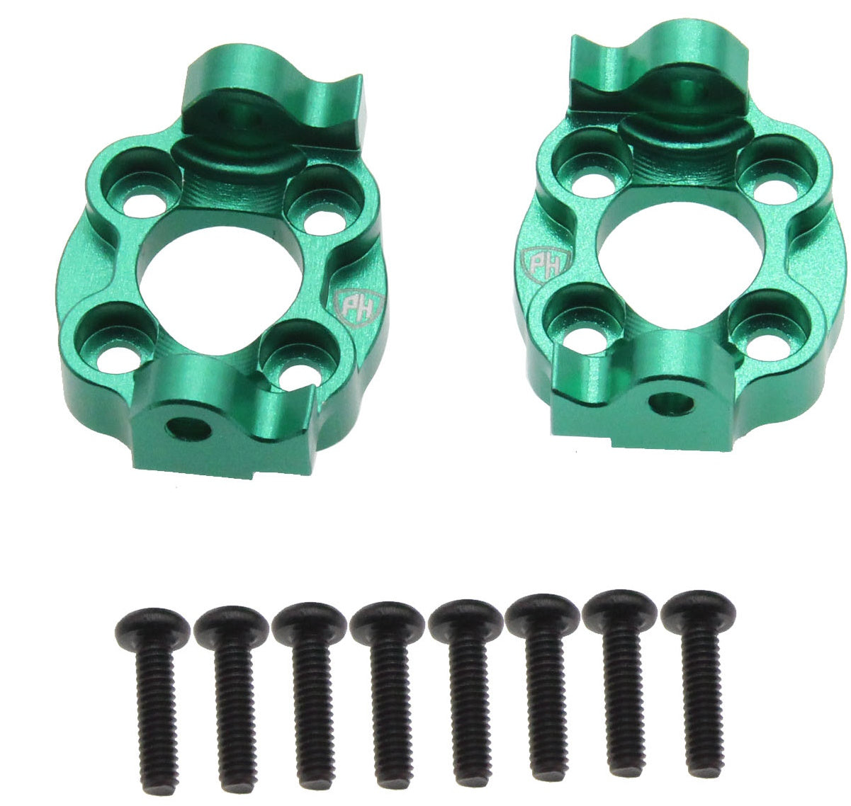Powerhobby Aluminum Spindle Carrier Set 5deg Green Losi Mini LMT ...