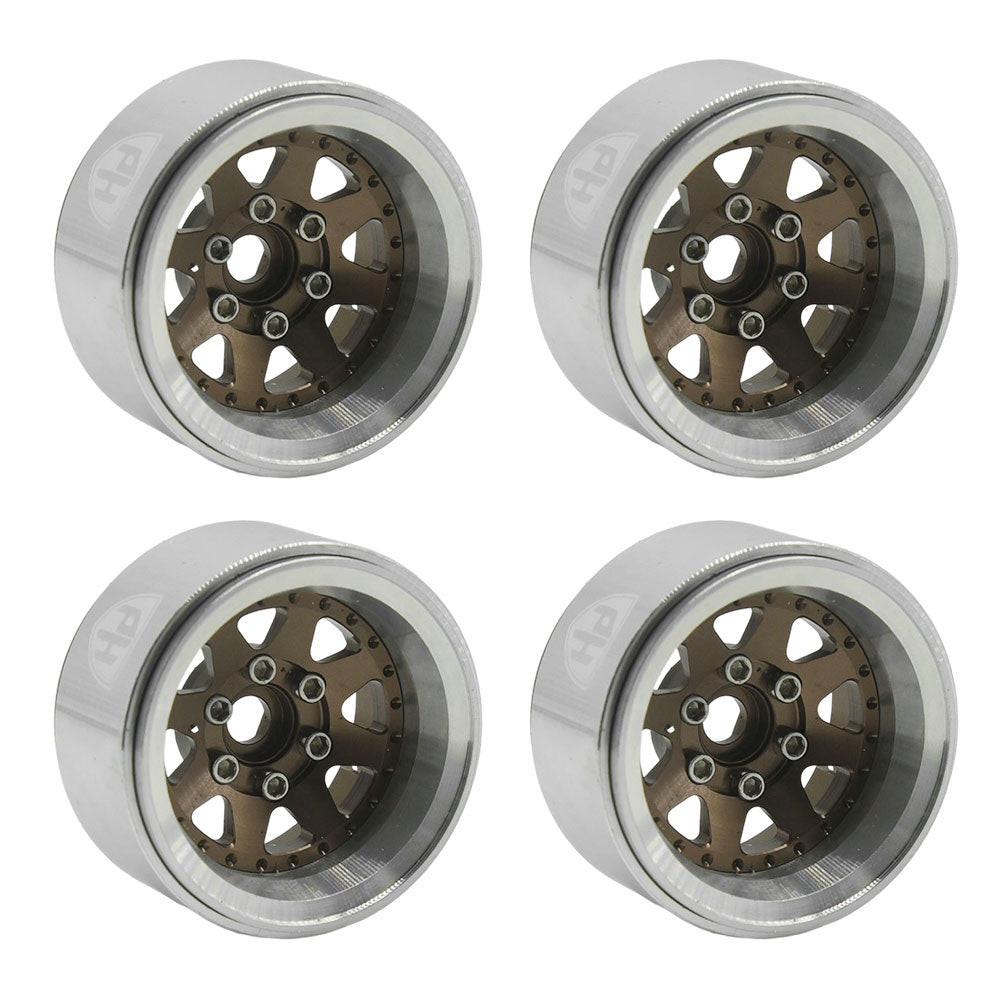 Powerhobby 1.9" 10MM Offset Aluminum Wheels Copper (4) 1/10 Crawler ...