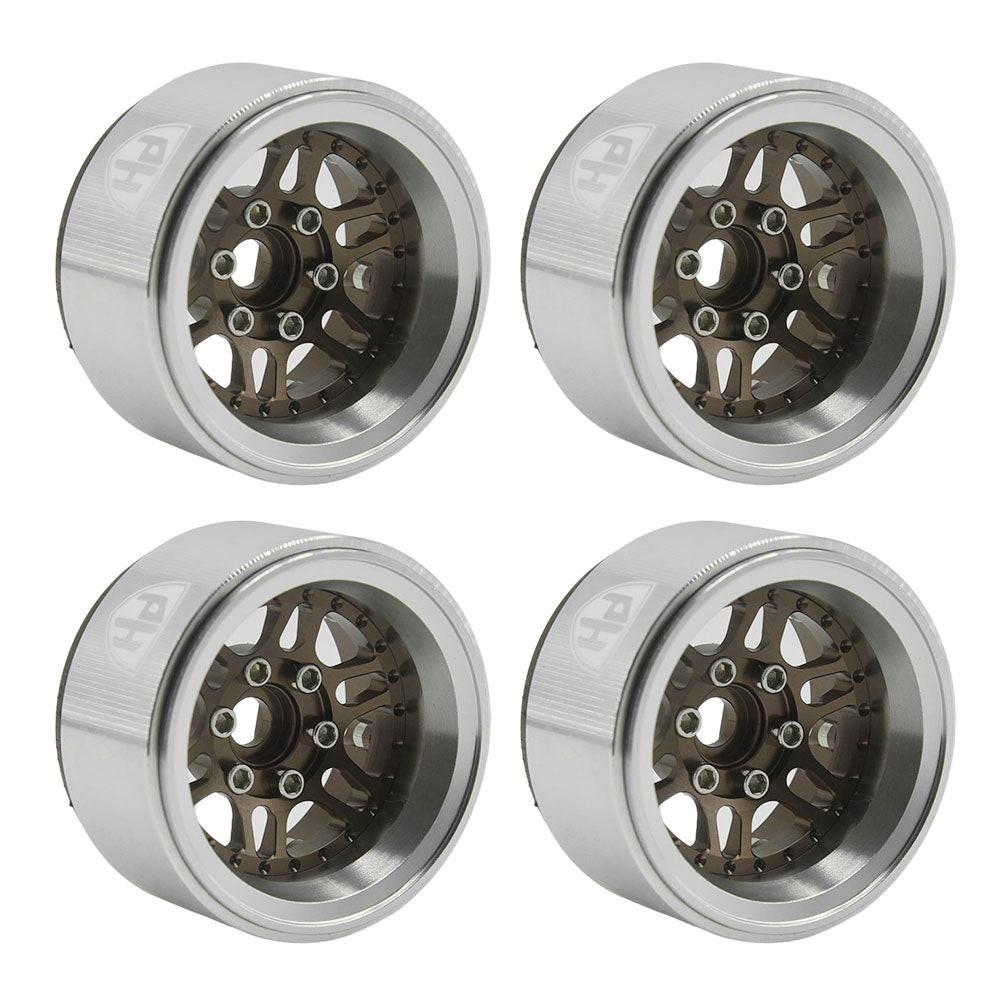 Powerhobby 1.9" 10MM Offset Aluminum Wheels Copper (4) 1/10 Crawler ...