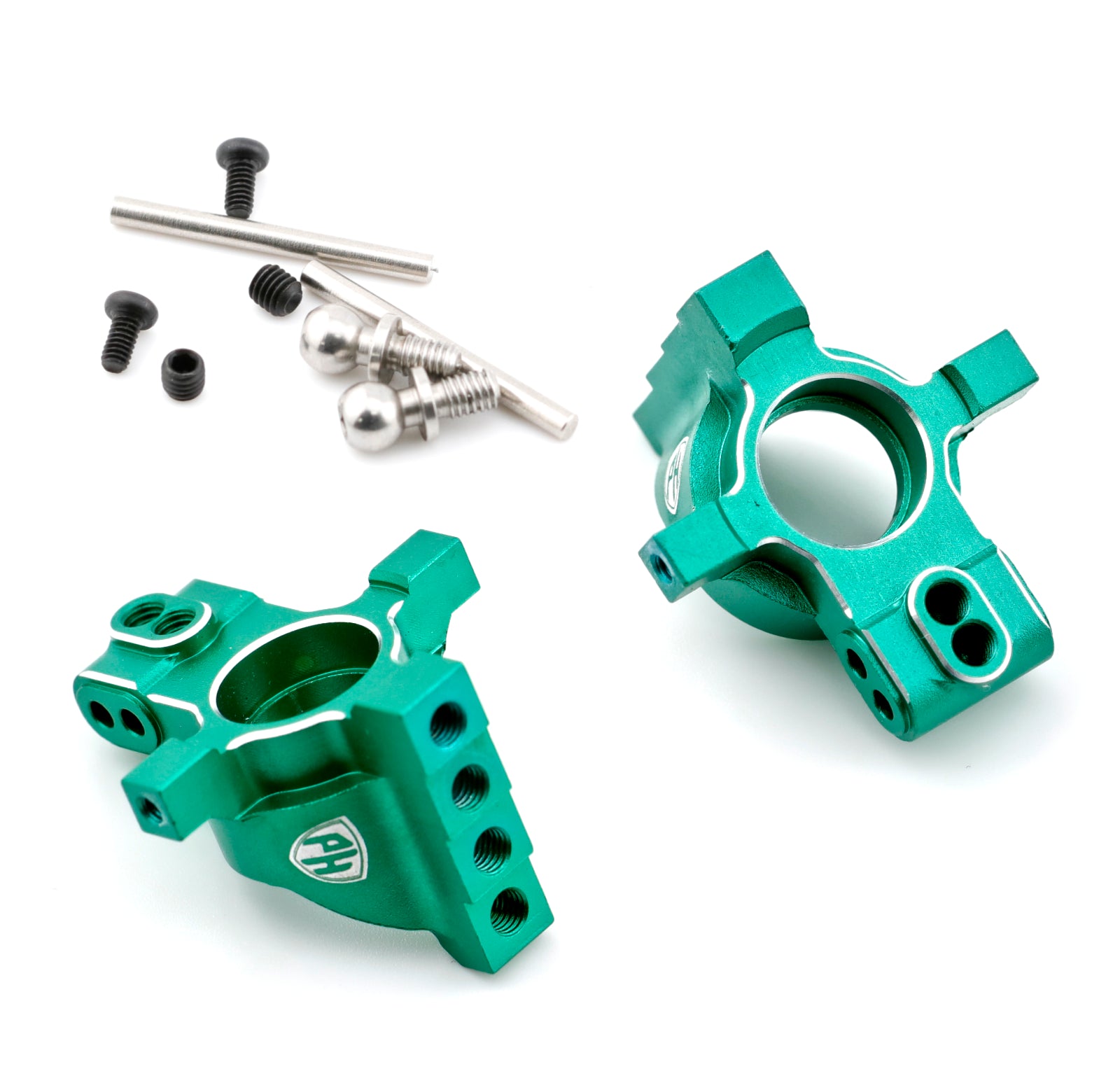 Powerhobby Aluminum Rear Wheel Hubs Green MST RMX 2.5 | PowerHobby