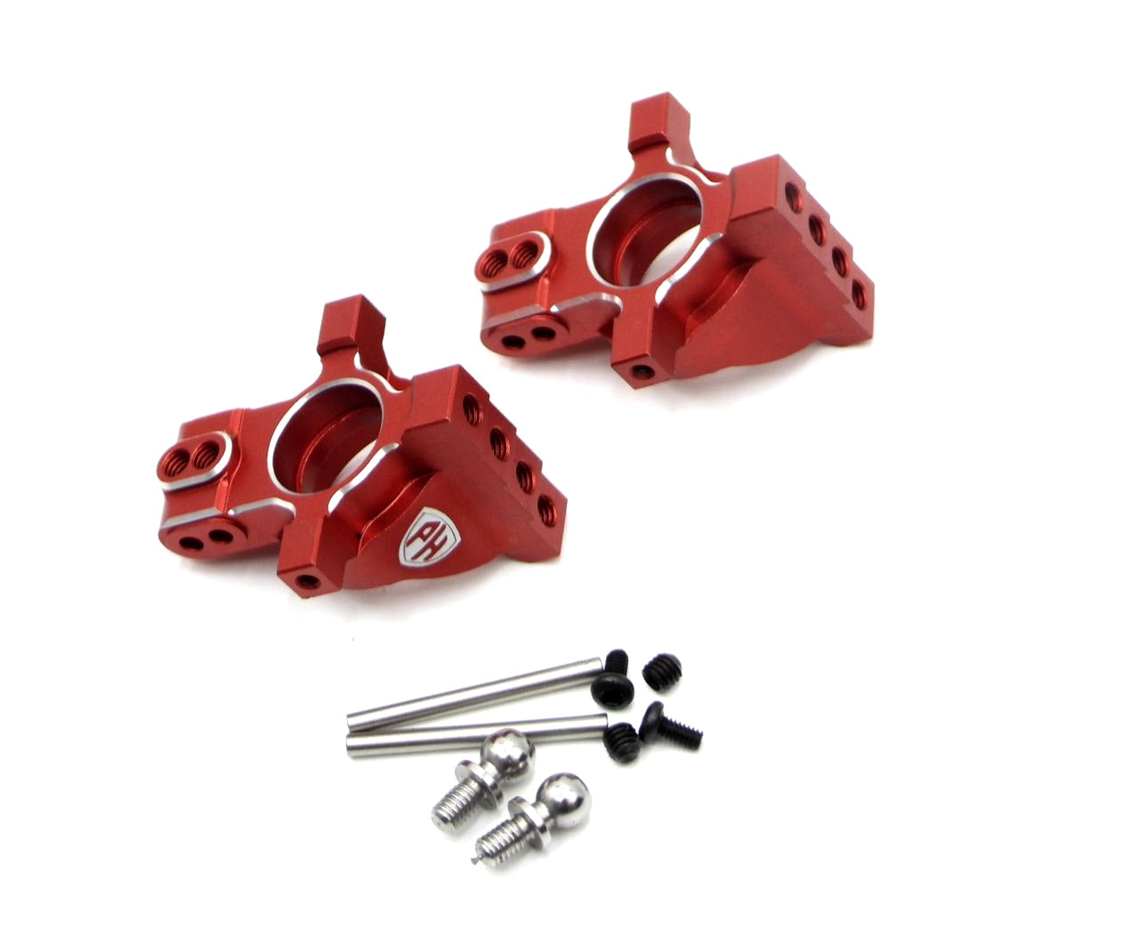 Powerhobby Aluminum Rear Wheel Hubs Red MST RMX 2.5 | PowerHobby