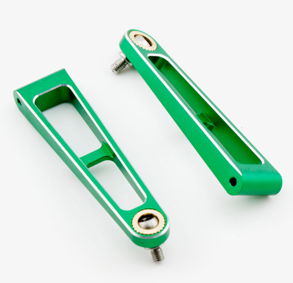Powerhobby Aluminum Front Upper Arm Set Green MST RMX 2.5 | PowerHobby