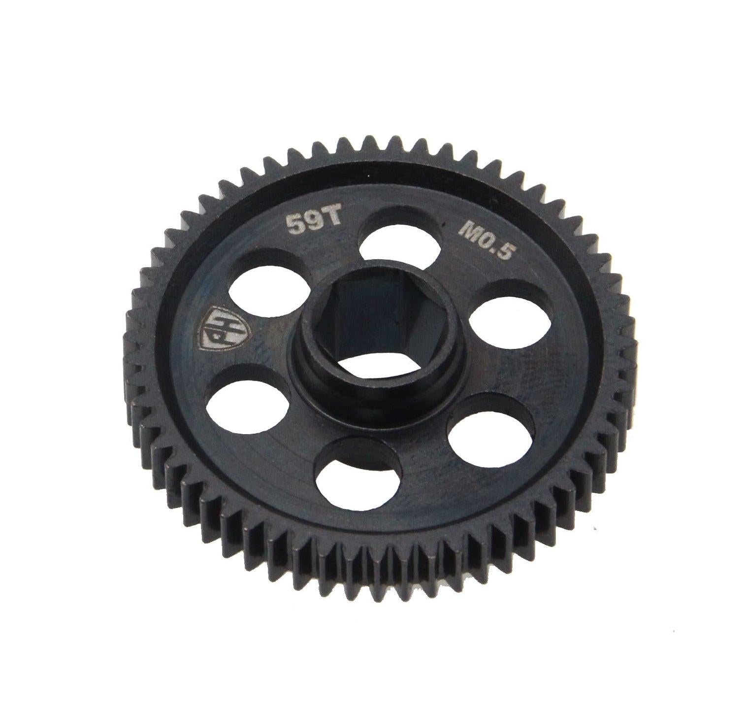 Powerhobby CNC Steel Main Spur Gear 0.5 module 59T: Arrma Granite ...