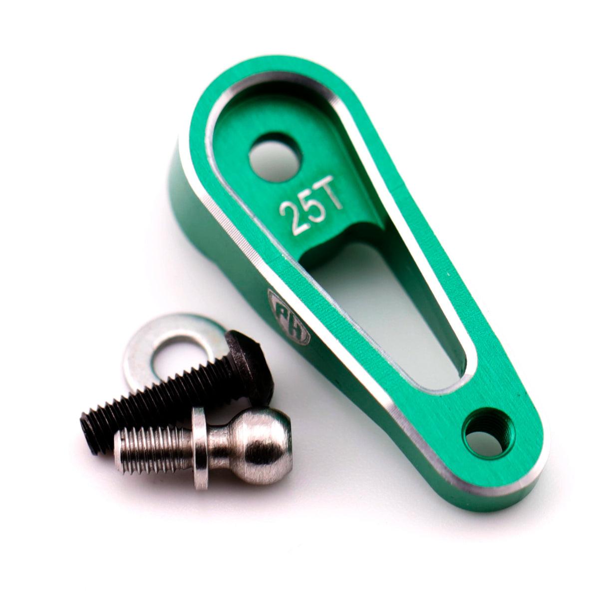 Powerhobby Aluminum 25T Servo Horn Green MST RMX 2.5 | PowerHobby