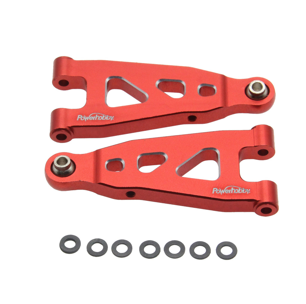 Powerhobby Aluminum Front Lower Arms Red Arrma Mojave Grom / Losi ...