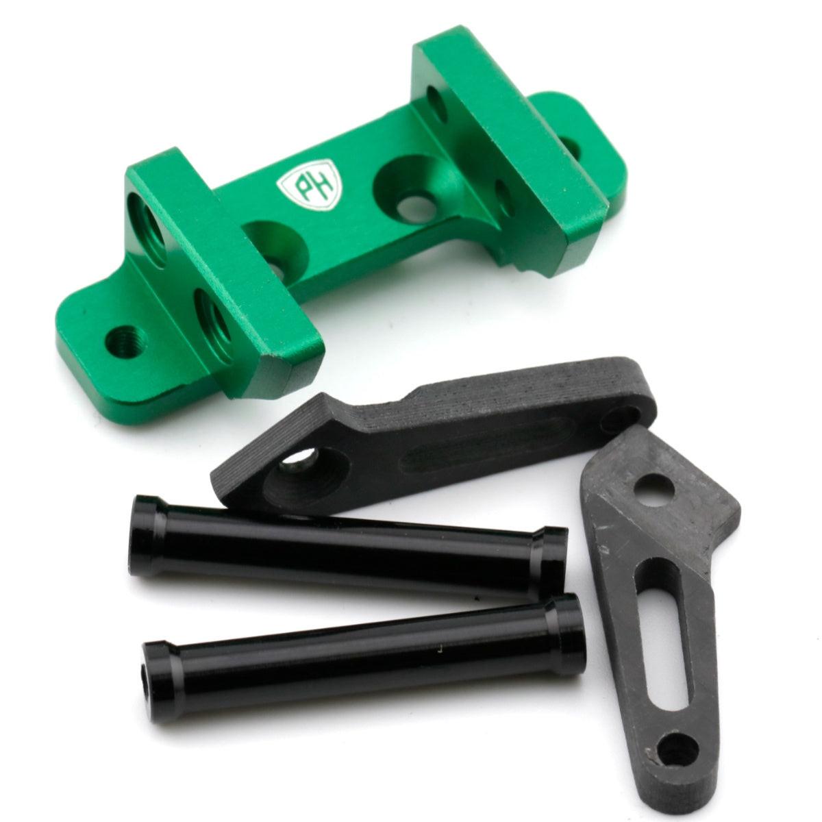 Powerhobby Aluminum Adjustable Front Connect Mount Green MST RMX 2.5 ...