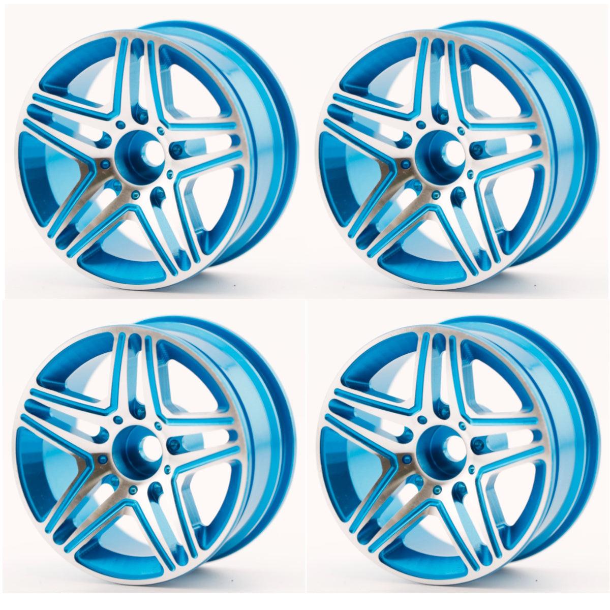 Powerhobby Aluminum 1/10 Touring Car Wheels / Rims (4) 12mm Hex C ...