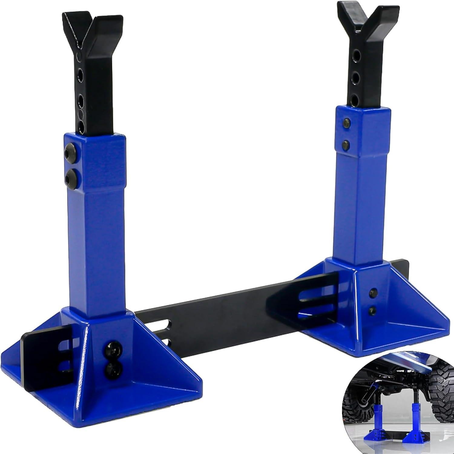 Powerhobby RC Car Jack Stand Blue for 1/8 1/10 Scale Rock Crawler ...