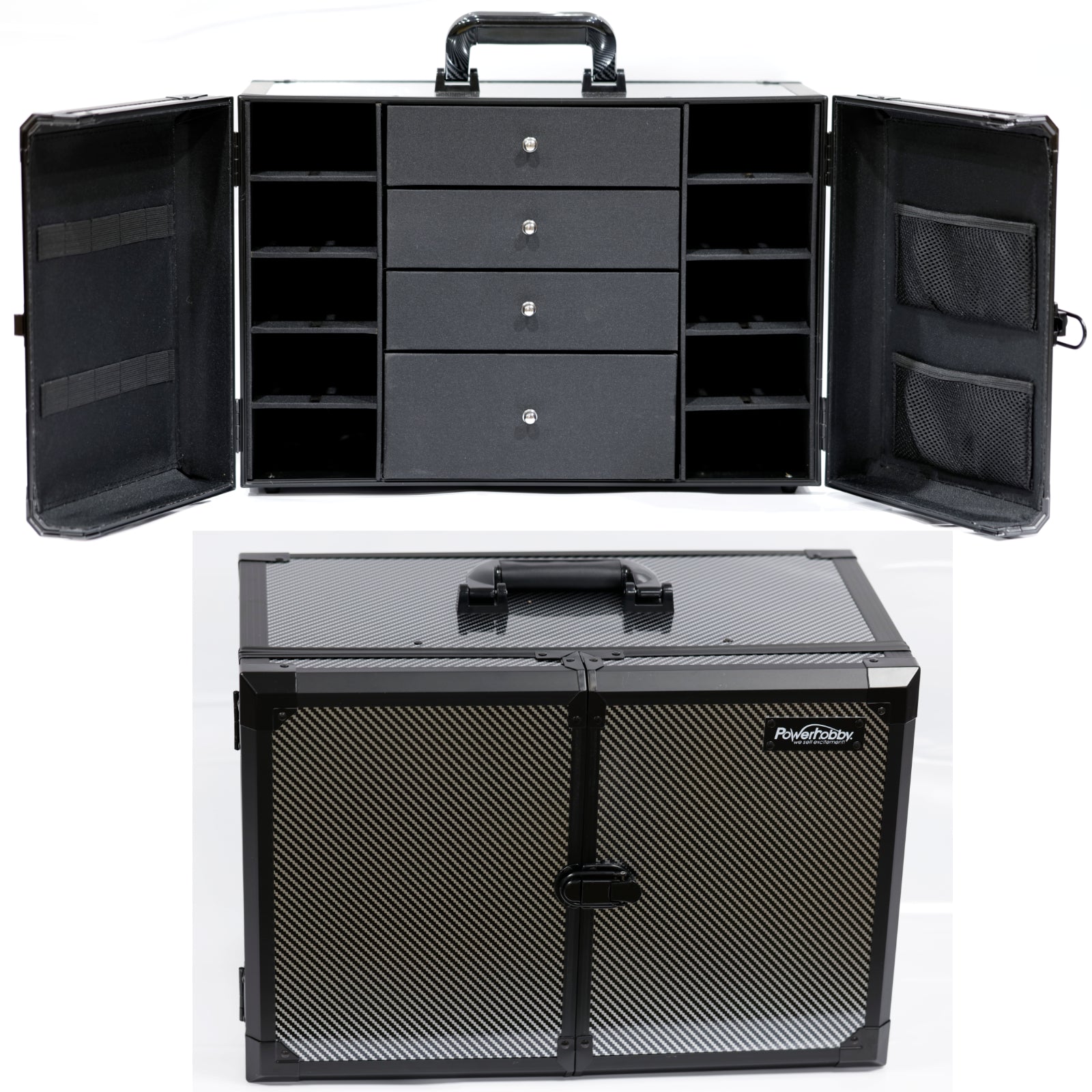 PowerHobby 1/24 Slot Car Pit Box Case for Carrera BRM H&R Racing Pitbox ...