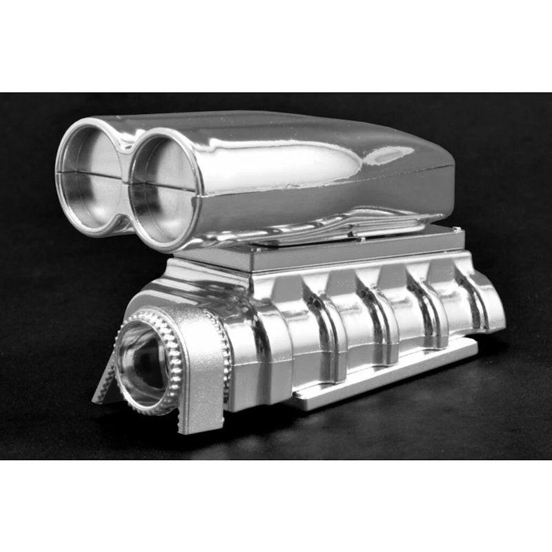 RPM 73543 Chrome Shotgun Style Mock Intake & Blower | PowerHobby