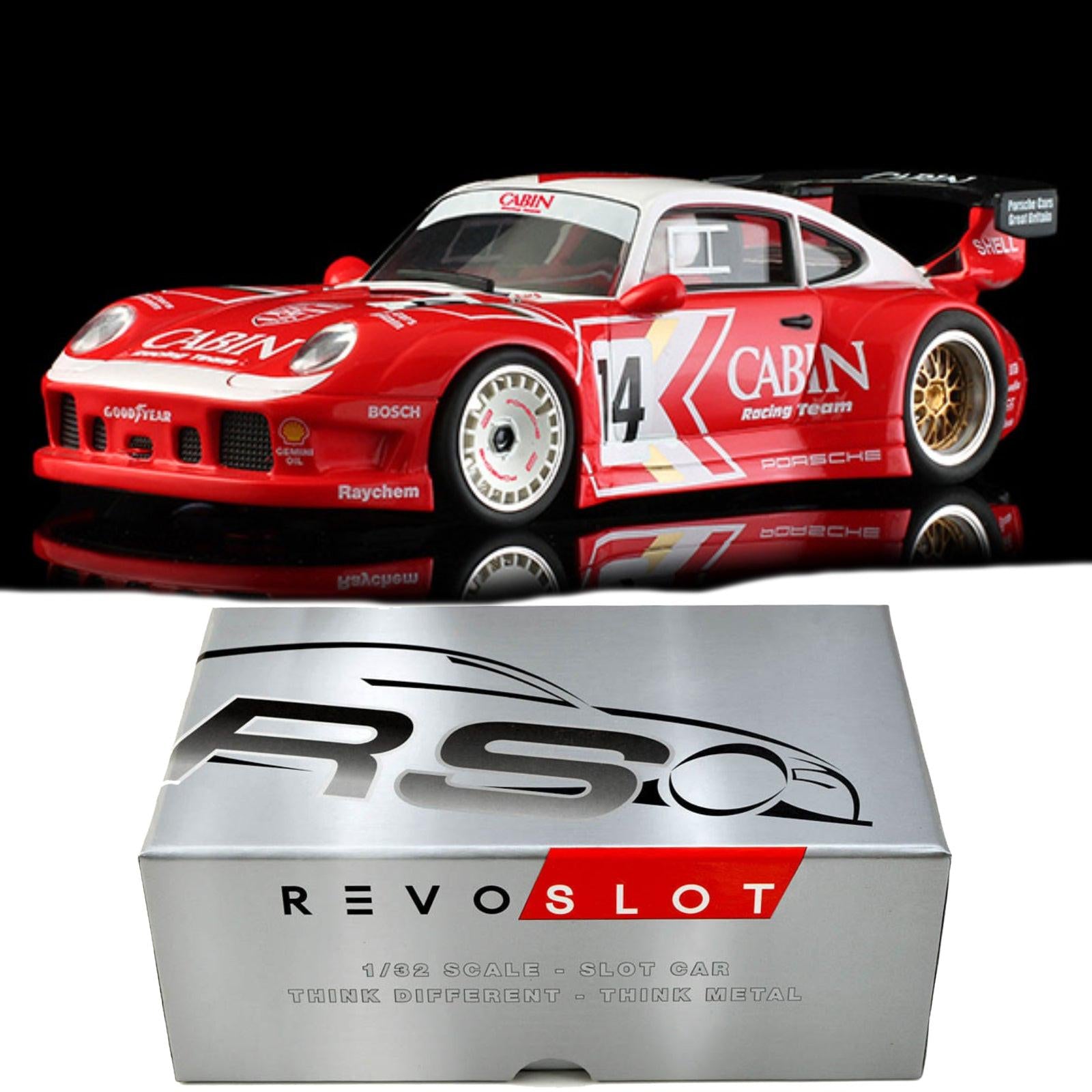 Revoslot Porsche 911 GT2 #14 Cabin 1/32 Slot Car RS0161 Revo Slot ...