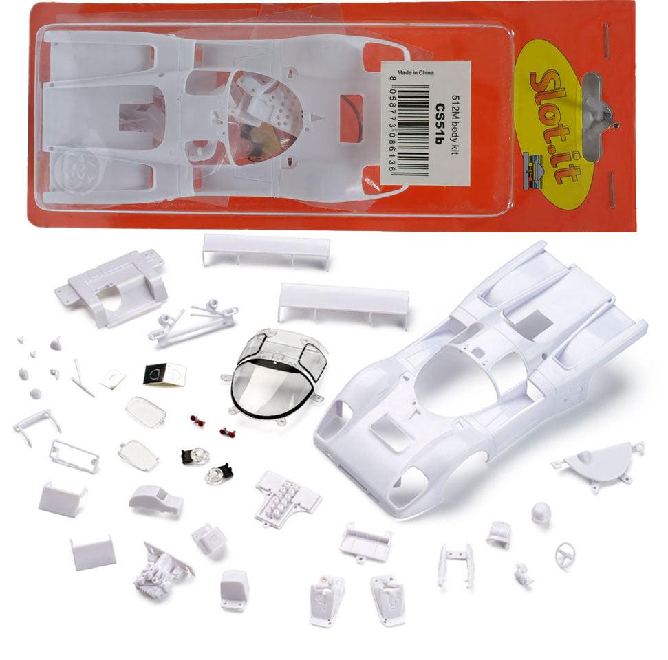 Slot.it Ferrari 512M White Unpainted Body Kit with Interior SICS51B ...