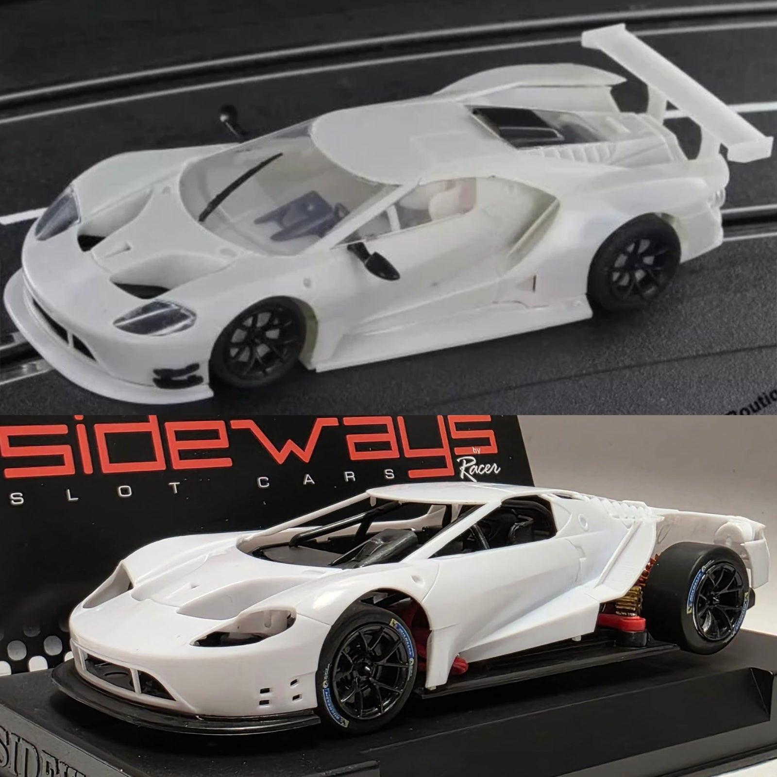 Sideways Ford GTE GT3 White Kit 1/32 Slot Car SWCAR02K | PowerHobby