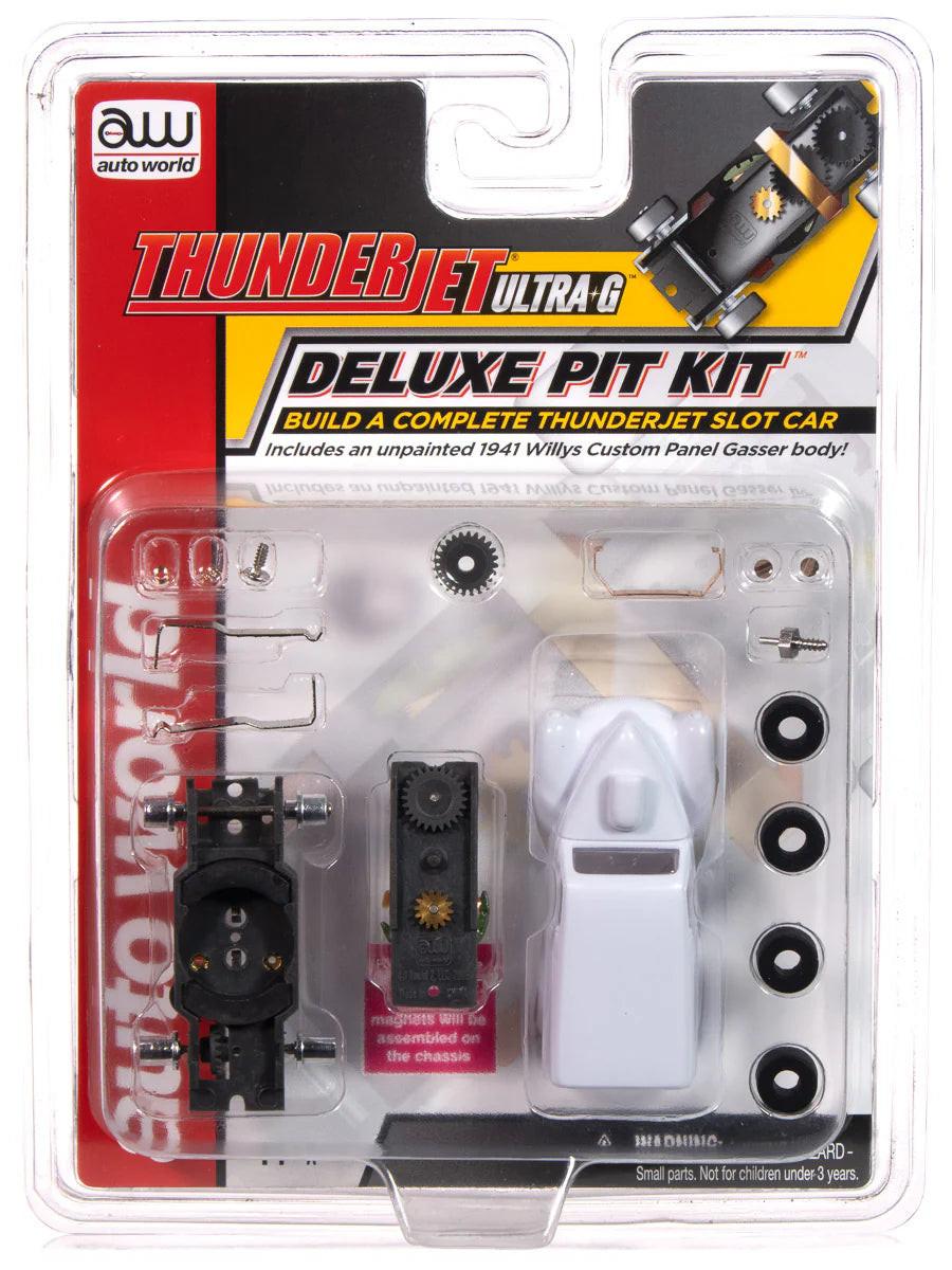 Auto World 1941 Willys Gasser Deluxe Pit Kit White Body HO Slot Car ...
