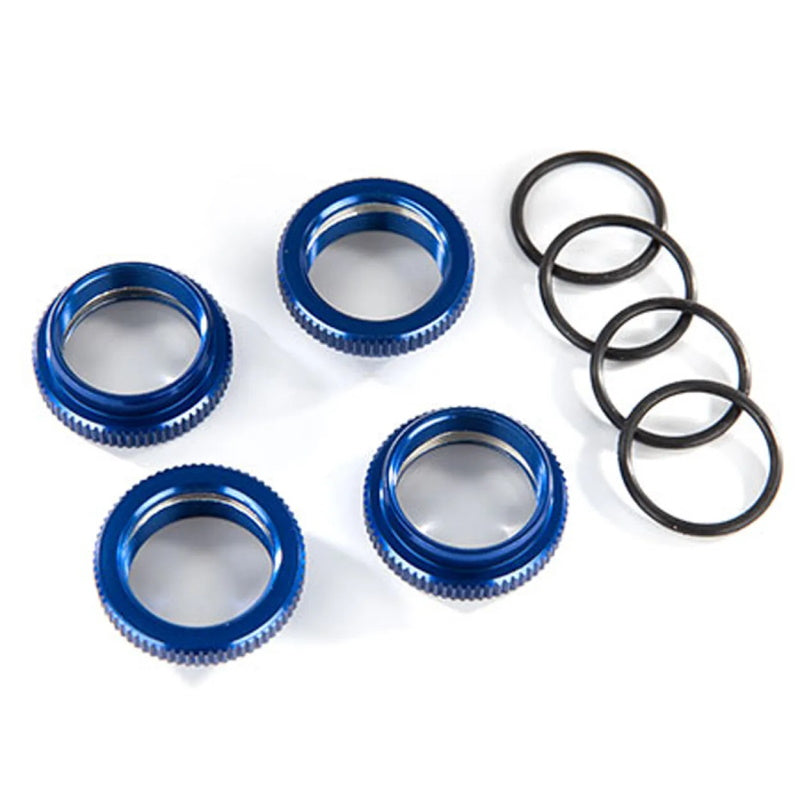 Traxxas 8968X Spring Retainer Blue-Anodized Aluminum GT-Maxx Shocks (4 ...