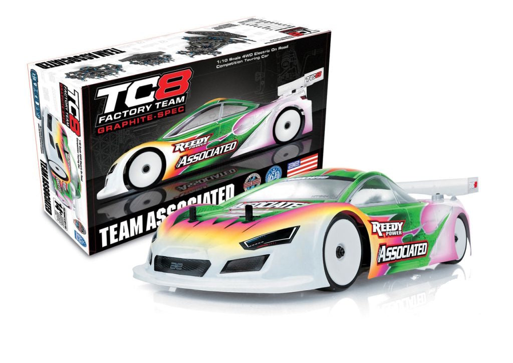 Associated 30141 RC10 TC8 Graphite-Spec Team 1/10 On-Road Touring Car ...
