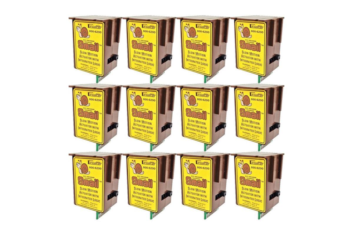 Circuitron 800-6212 Smail Slow Motion Switch Machine, 12 Pack | PowerHobby