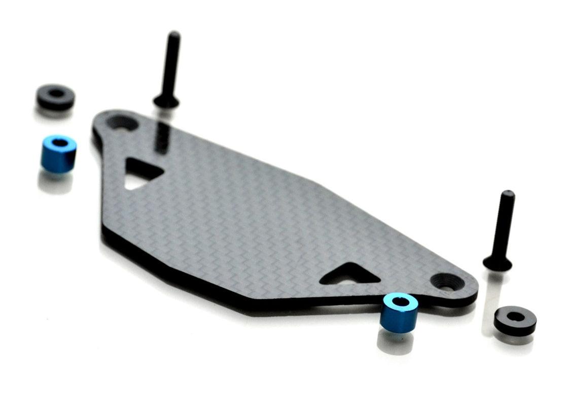 Exotek 1974 Carbon ESC Plate Associated DR10 | PowerHobby
