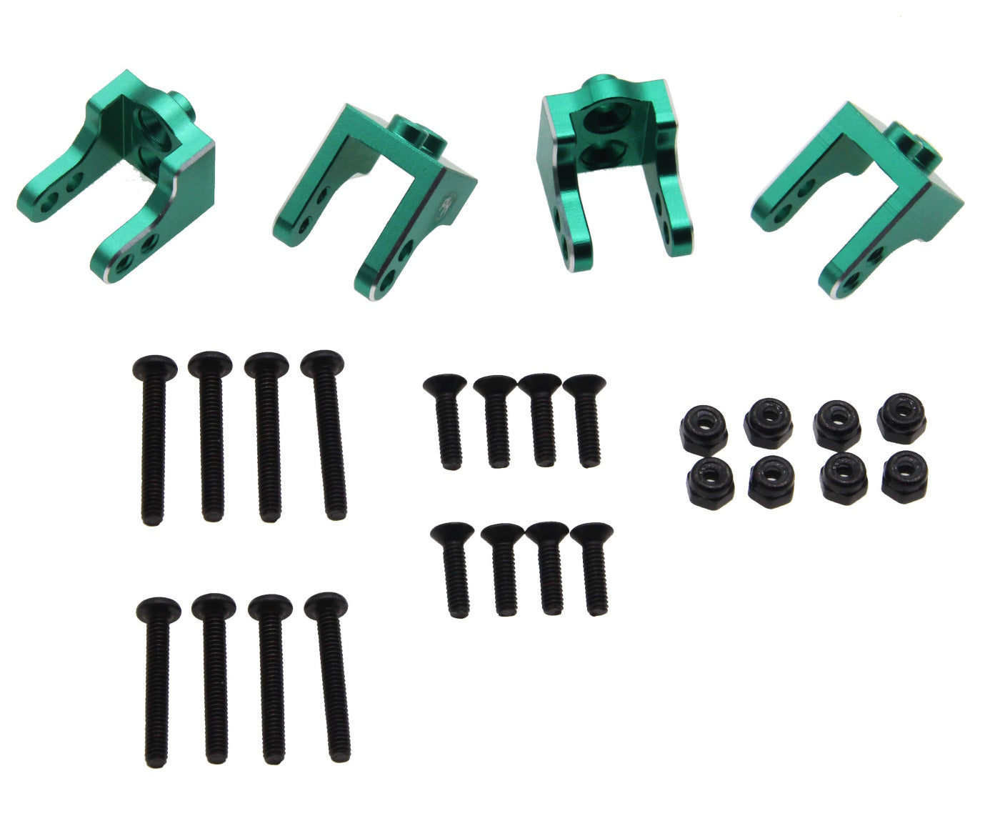 Powerhobby Aluminum Upper Shock Mount Green Losi Mini LMT | PowerHobby