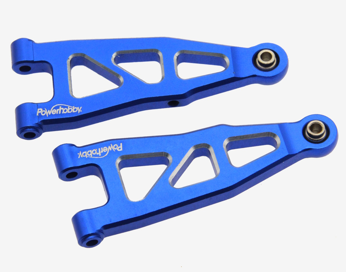 Powerhobby Aluminum Front Lower Arms Blue Arrma Granite / Typhon GROM ...