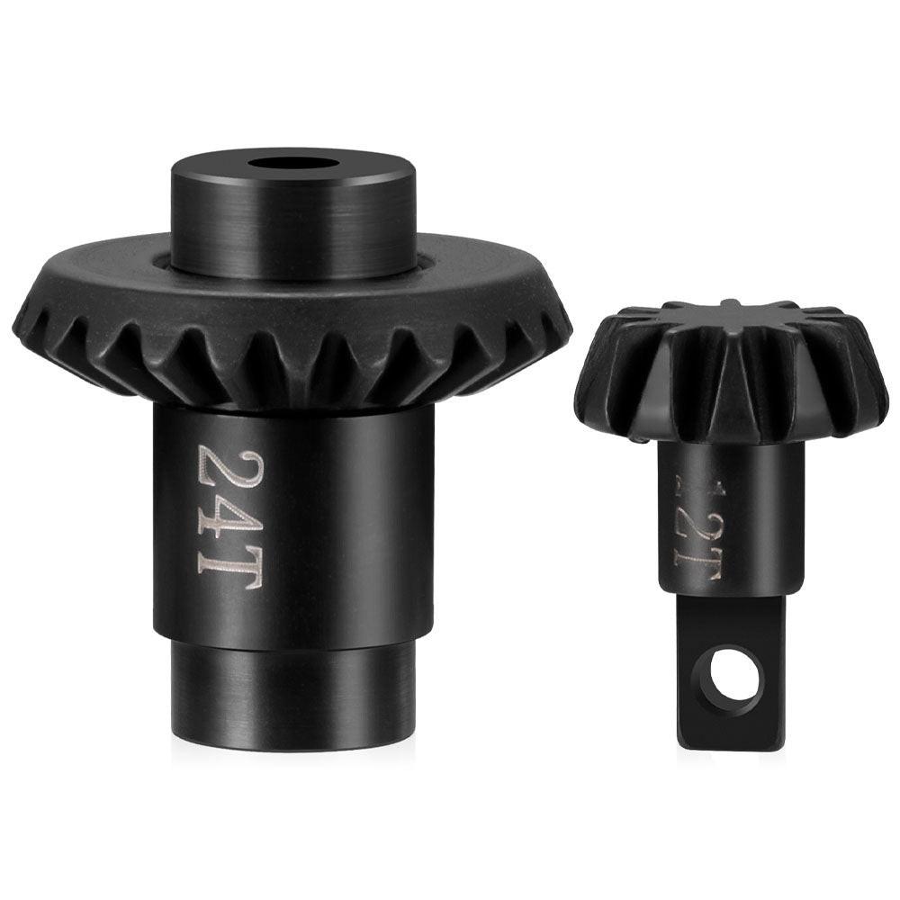 Powerhobby Hardened Steel 24T+ 12T Axle Gears for FMS FCX24 | PowerHobby