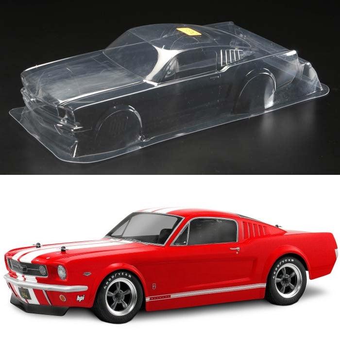 HPI Racing 17519 1966 Ford Mustang GT Clear Body 200mm Sprint 2 / E10 ...