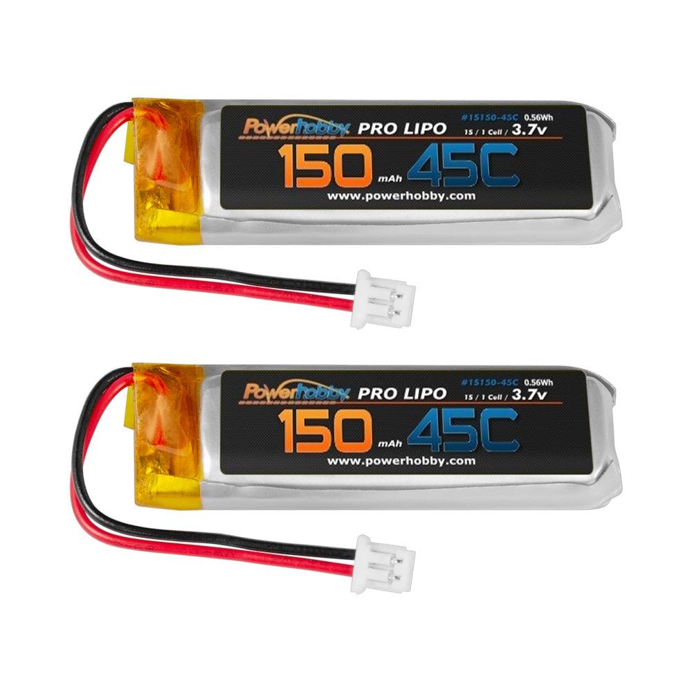 Powerhobby 1s 3.7V 150mah 45c Lipo Battery (2) : Balde 70 S / 70S ...