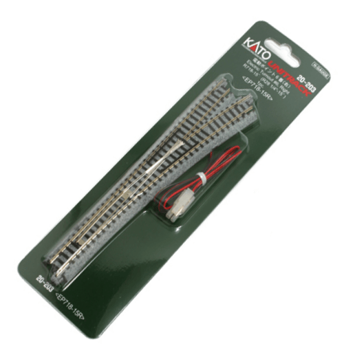 Kato 20-203 N #6 Right Turnout with 718mm (28 1/4") Radius Curve ...