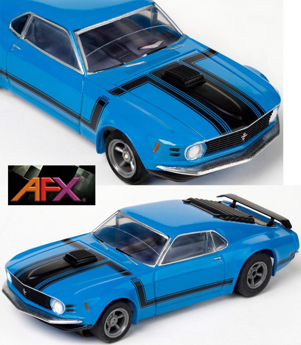 AFX 22026 Ford Mustang Boss 302 Blue MegeG+ Mega G+ Ho slot car ...