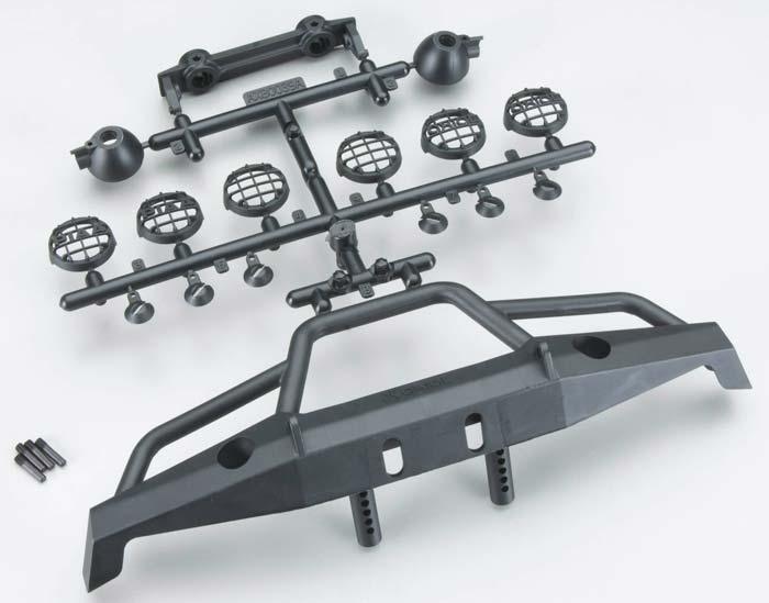 Axial AX80039A SCX10 Front Plate Bumper Set | PowerHobby
