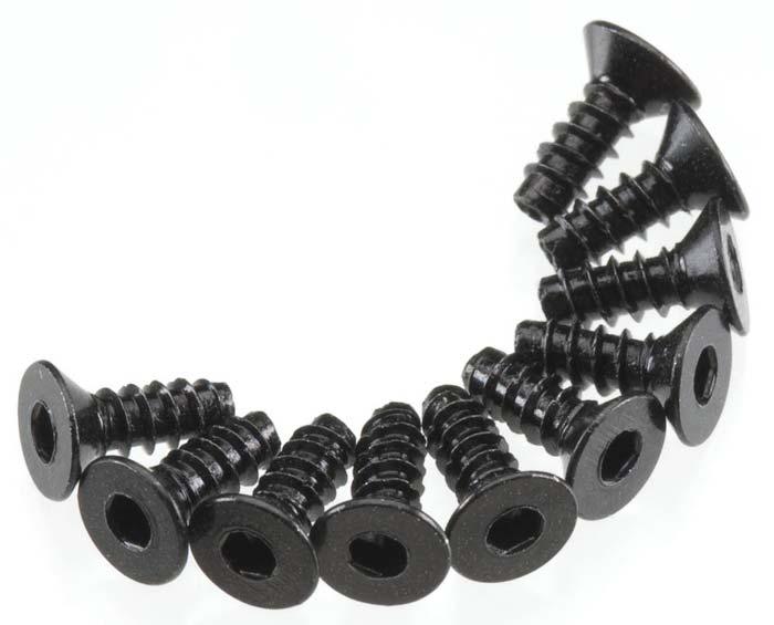 Axial AXA464 SCX10 Wraith Score Hex 3x8mm Flat Head Screws (10 ...