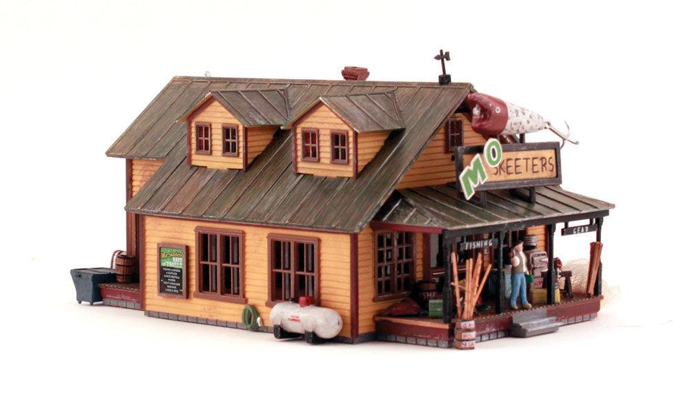 Modellino HO Scale Woodland Scenics Mo Skeeters' Bait & Tackle ...