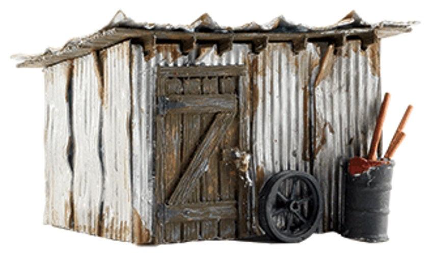 Woodland Scenics BR5056 HO Scale Tin Shack Train Structure | PowerHobby