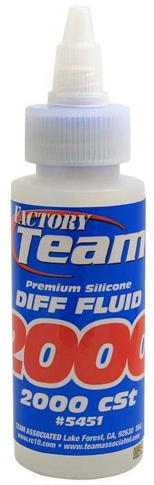 Associated 5451 Silicone Differential / Diff Fluid 2000 cSt | PowerHobby