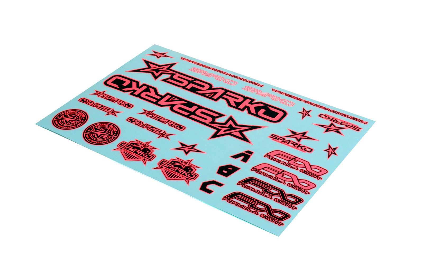 Sparko F8 Body Sticker-Pink | PowerHobby